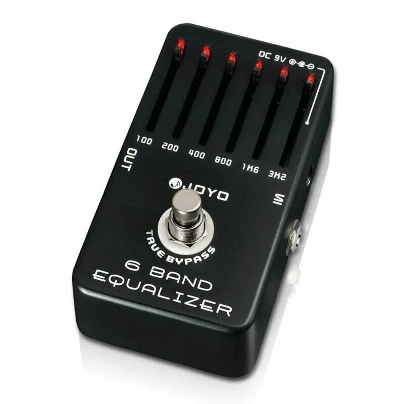 KNOW EASY-Педаль эффектов для электрогитары и бас-гитары JOYO JF-11 6 Band EQ Equalizer