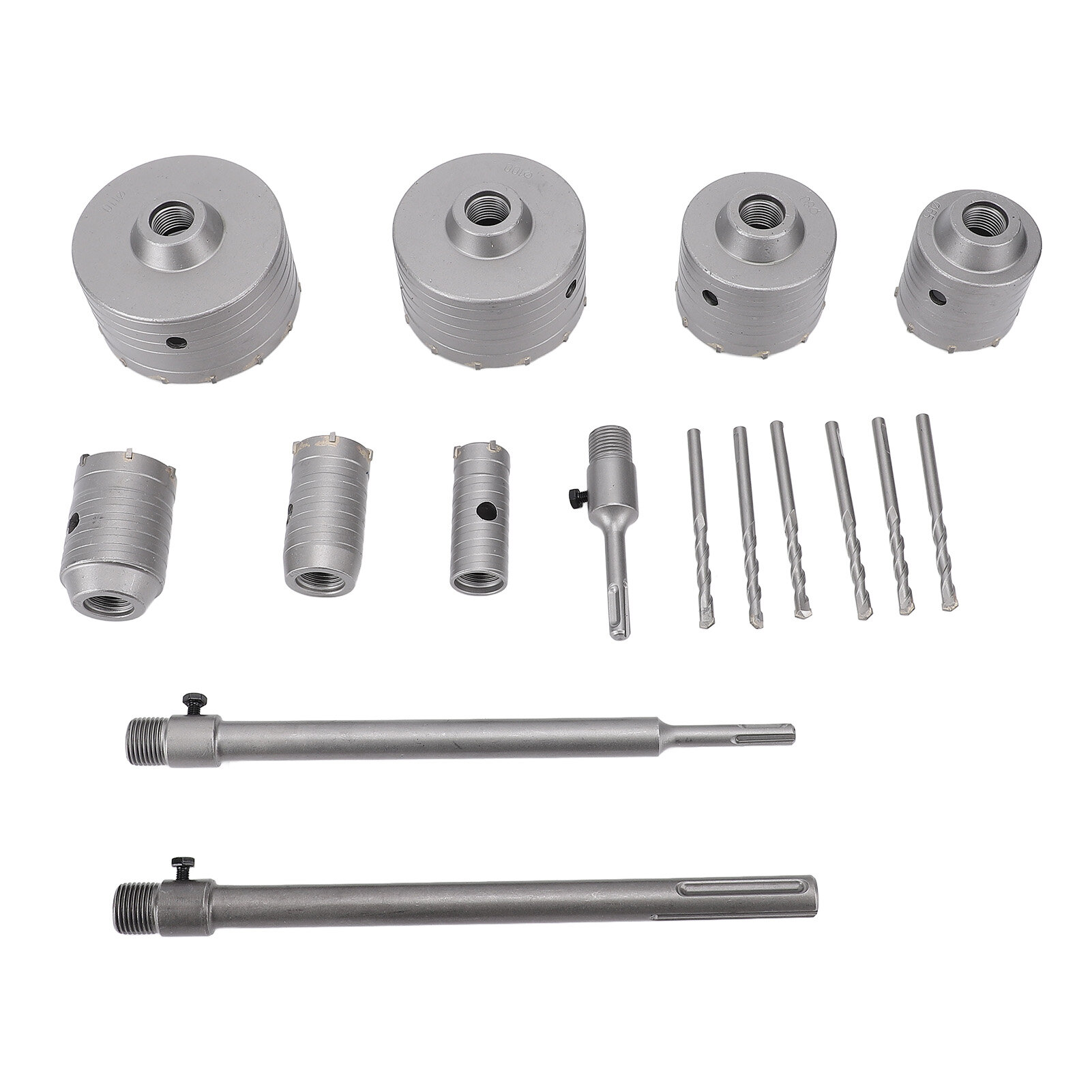 Набор из 16 инструментов для сверления отверстий в стене из карбида вольфрама высокой твердости для установки водонагревателя