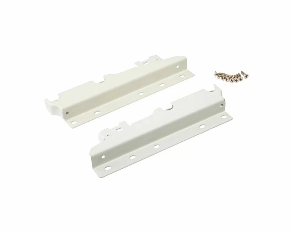 Соединитель задней стенки ДСП д/2х релингов DTC Dragon Box белый (L+R) 1 ком.