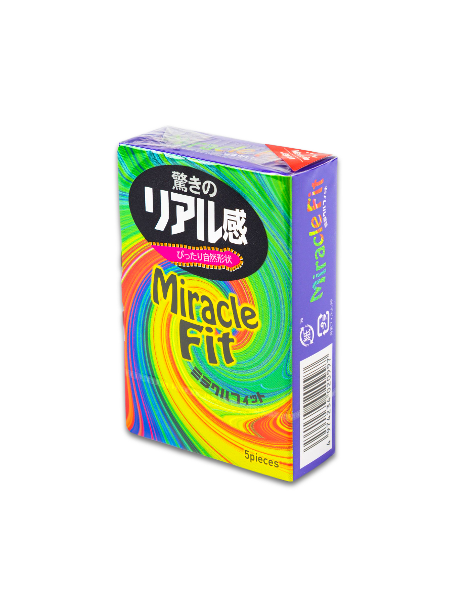Презервативы Sagami Miracle Fit 5 шт. из натурального латекса