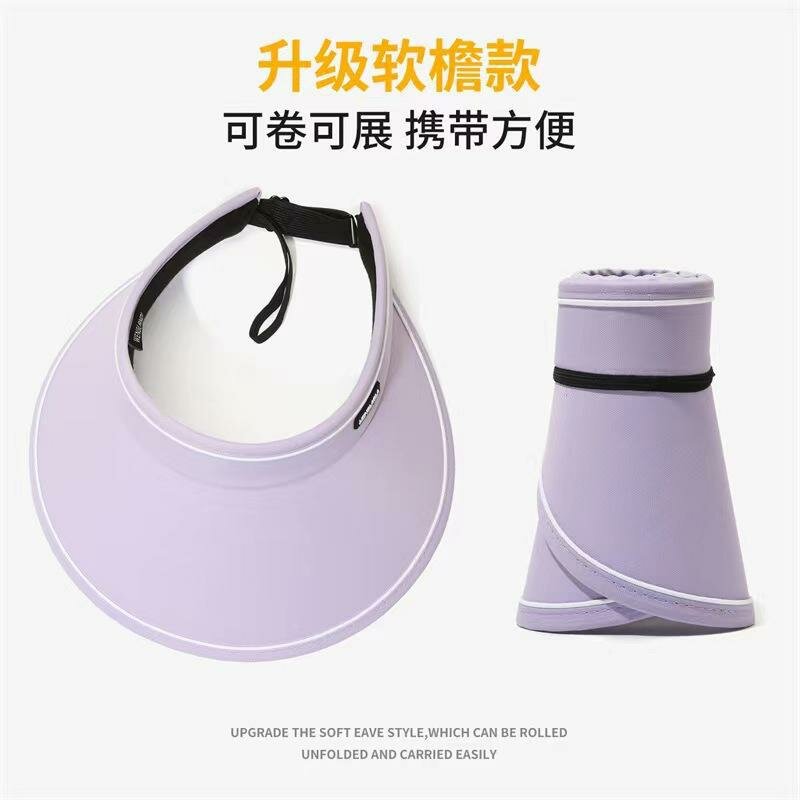 Шляпа, женская, конфетно-фиолетовая, с большими полями, с УФ-защитой