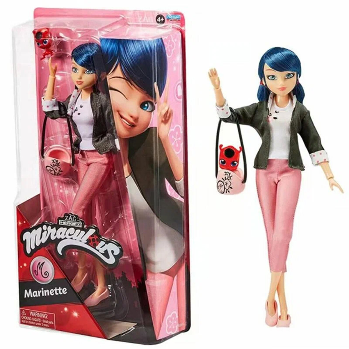 Playmates Toys Zag Heroez Miraculous Marinette Fashion Doll / Модная кукла с чудотворная персонажем и аксессуарами