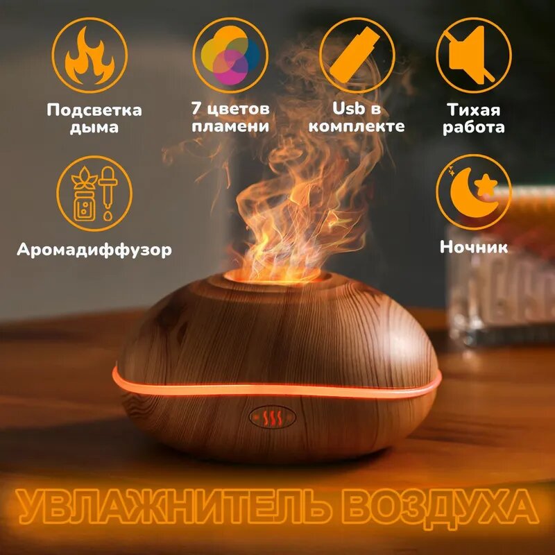 Настольное воздушное освещение увлажнитель воздуха с ароматическим диффузором/ночник-KKHTY