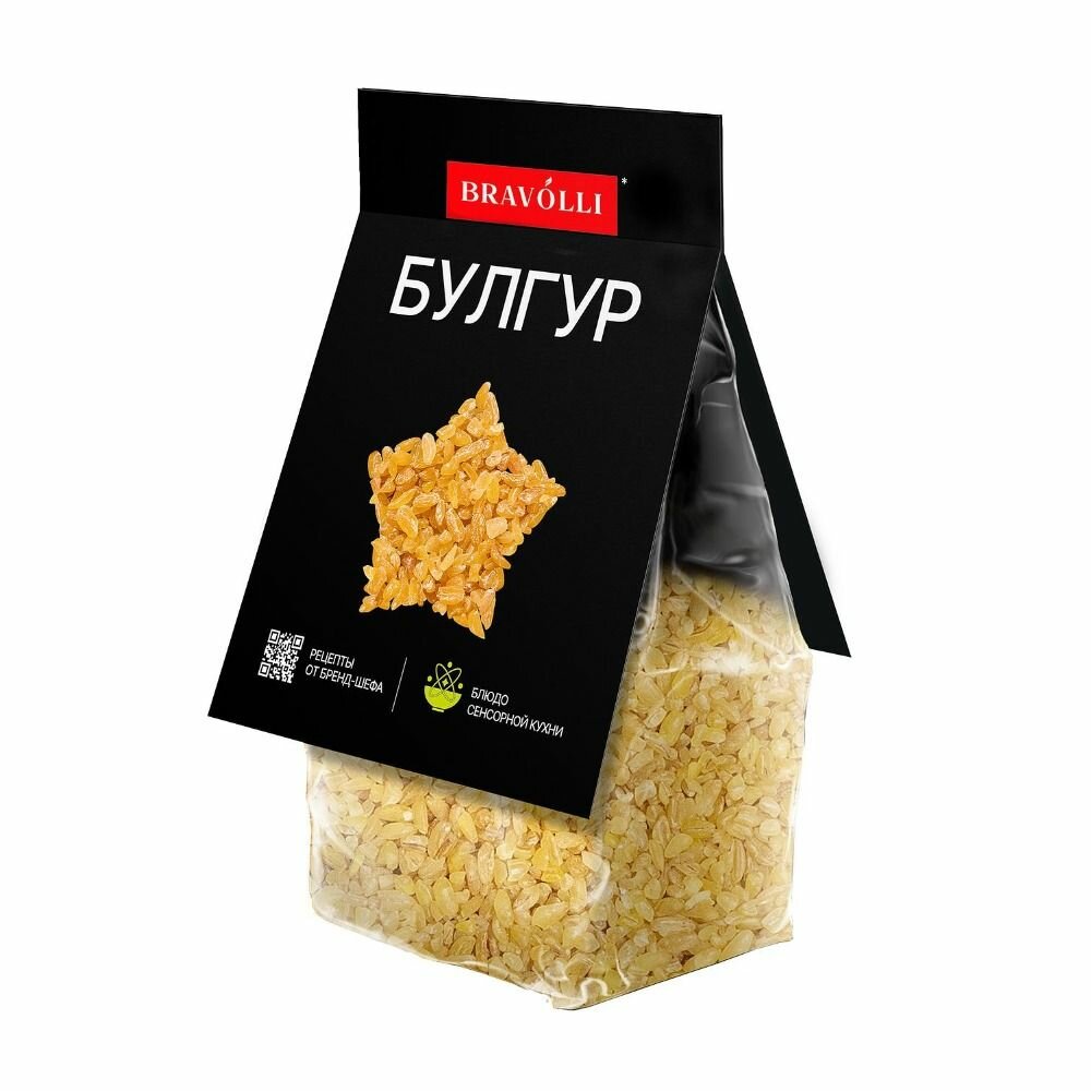 Bravolli! Крупа булгур, 350 гр, 11 упаковок в коробке