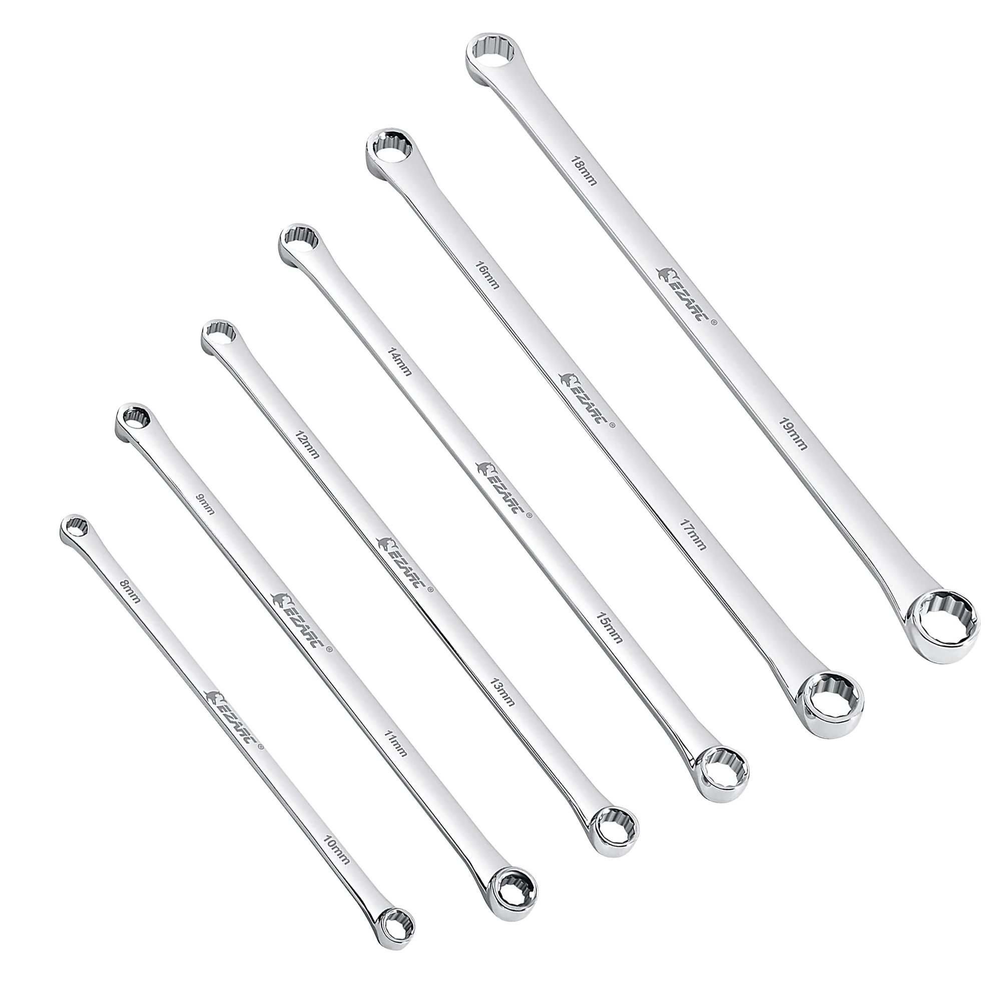 EZARC Накидной ключ хромованадиевый 8-10 9-11 12-13 14-15 16-17 18-19 мм 12mm - 13mm