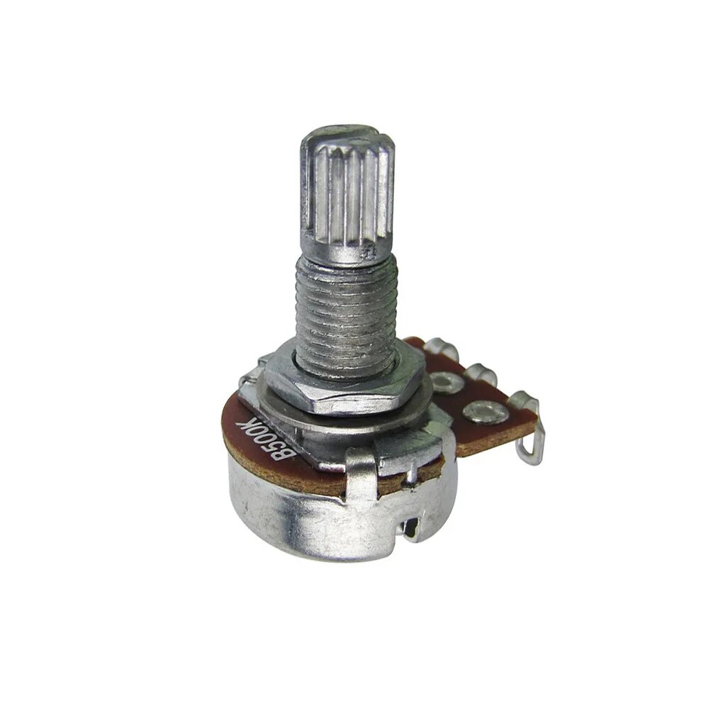 FLEOR Мини-потенциометры для гитары 250K/500K 8 шт. 8PCS B500K Long