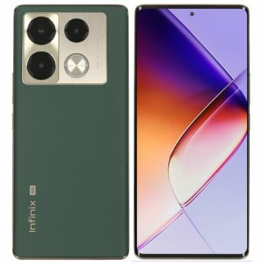 6,78" Смартфон Infinix NOTE 40+ 5G 12/256 ГБ (40+ 5G) 2024, зеленый