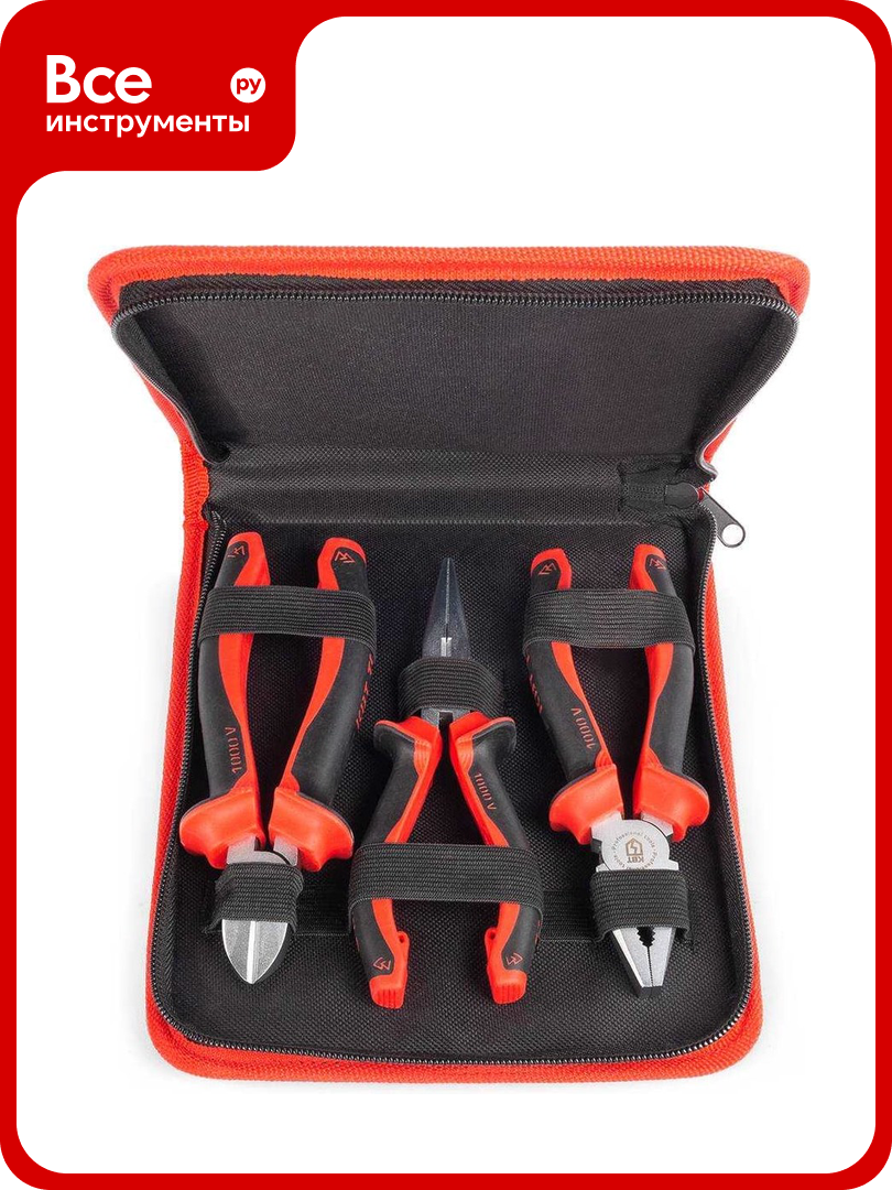Набор изолированного инструмента КВТ НИИ-12 67374 из спиральной проволоки