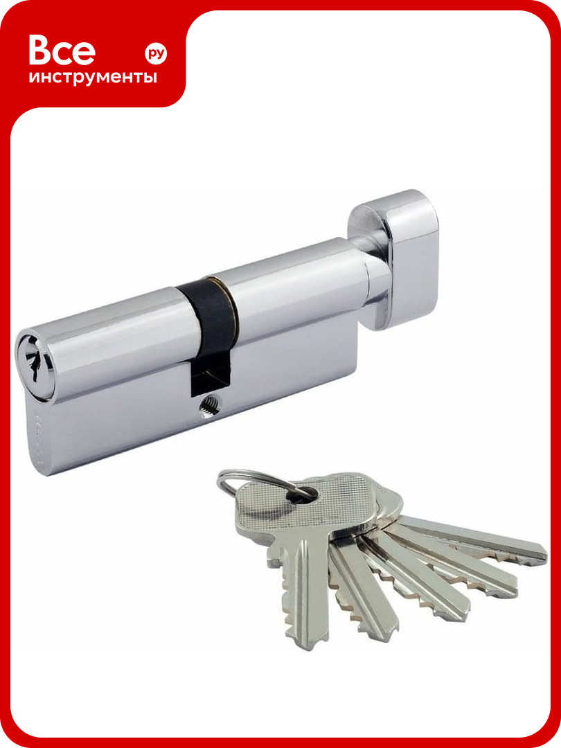 Цилиндровый механизм нора-м ЕСО Z ЛВ-80 40-40 хром 15420