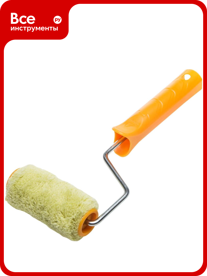 Валик с ручкой STAYER Syntex полиакрил, 100 мм, ⌀30 мм 0319-10 для окрашивания любых
