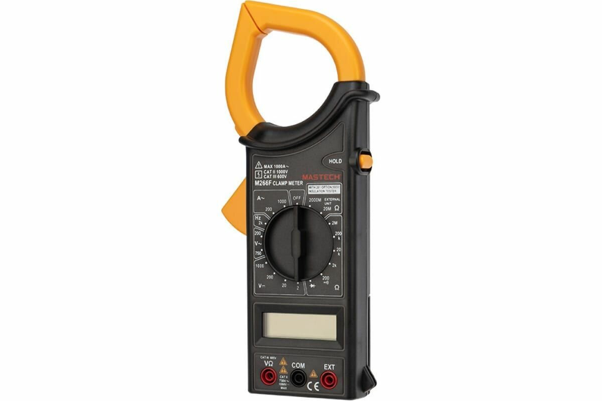Токовые клещи Mastech M266F, измерение напряжения, тока, сопротивления, частоты