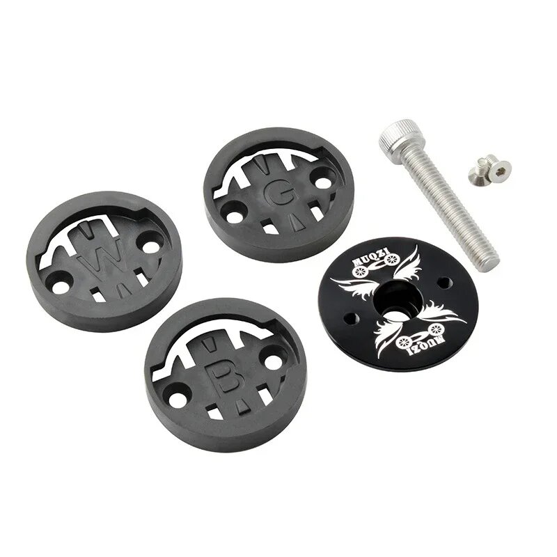 Крепление для велокомпьютера Litepro, алюминиевый сплав, черный Black