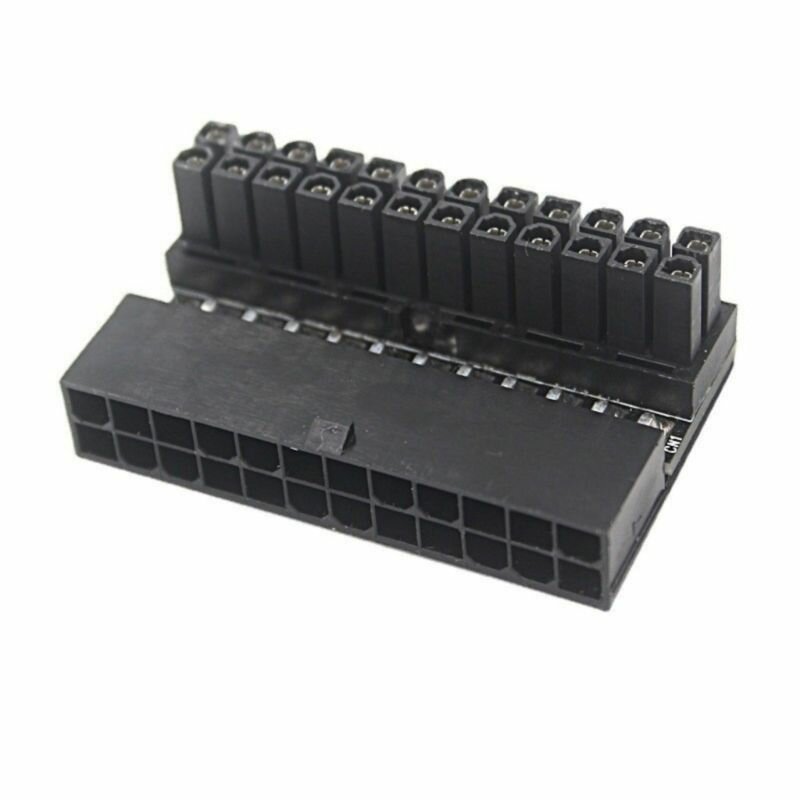 90-градусный разъем ATX24Pin для управления кабелями материнской платы