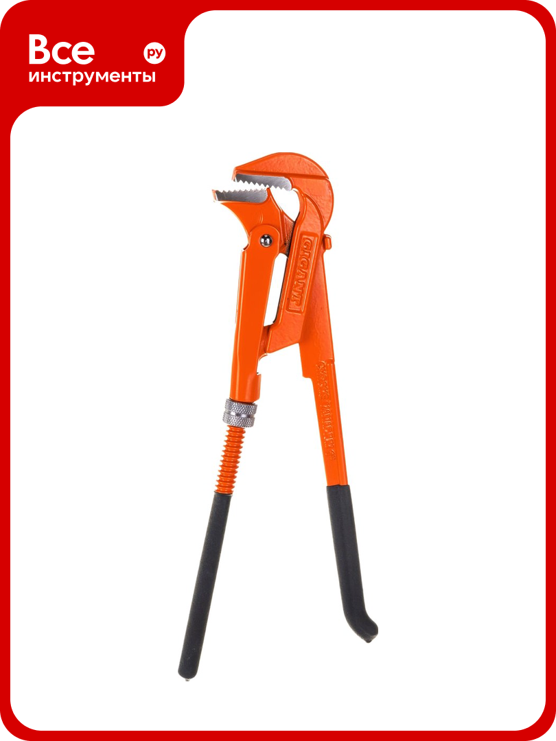 Трубный ключ №1, угол 90 гр. 1" Gigant TKP-4, установки, сжатие