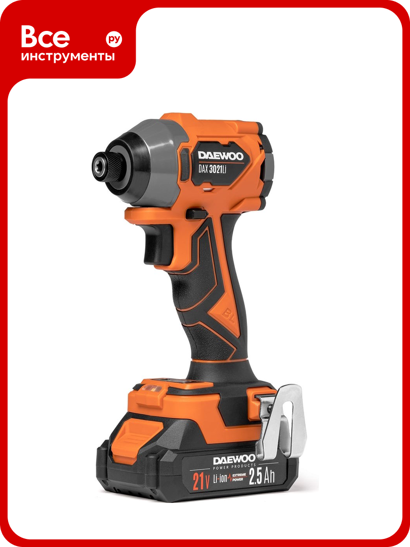 Ударный аккумуляторный винтоверт DAEWOO DAX 3021Li SET