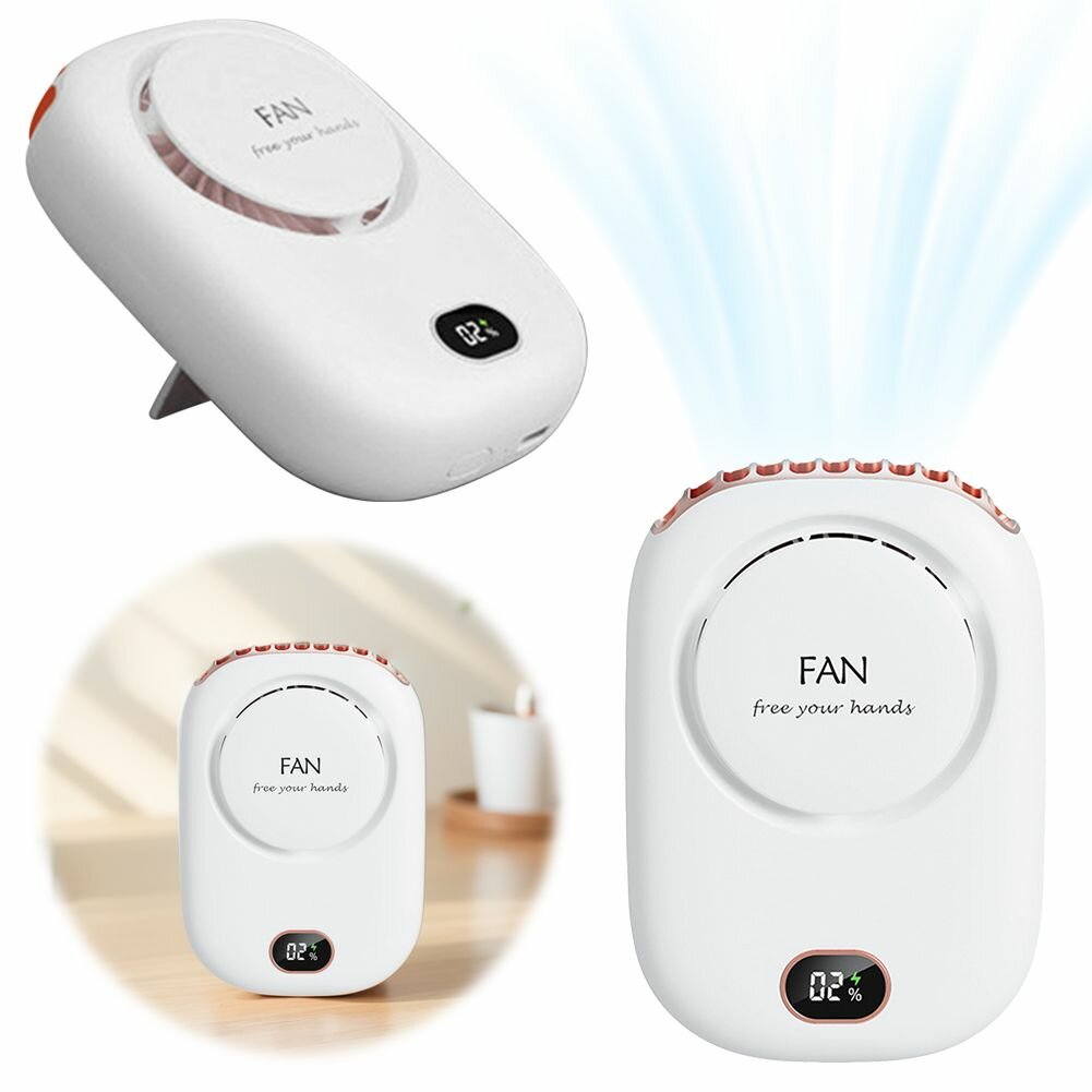 Портативный шейный вентилятор Перезаряжаемый вентилятор без лопастей