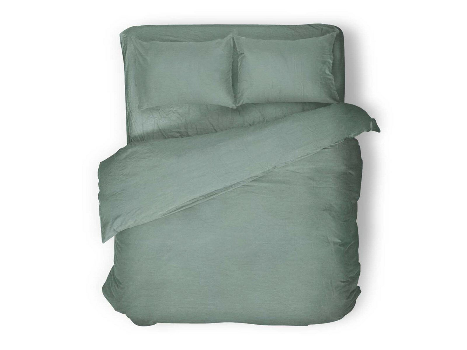 Наволочка Verossa Melange Emerald, 70 х 70см (1 шт)