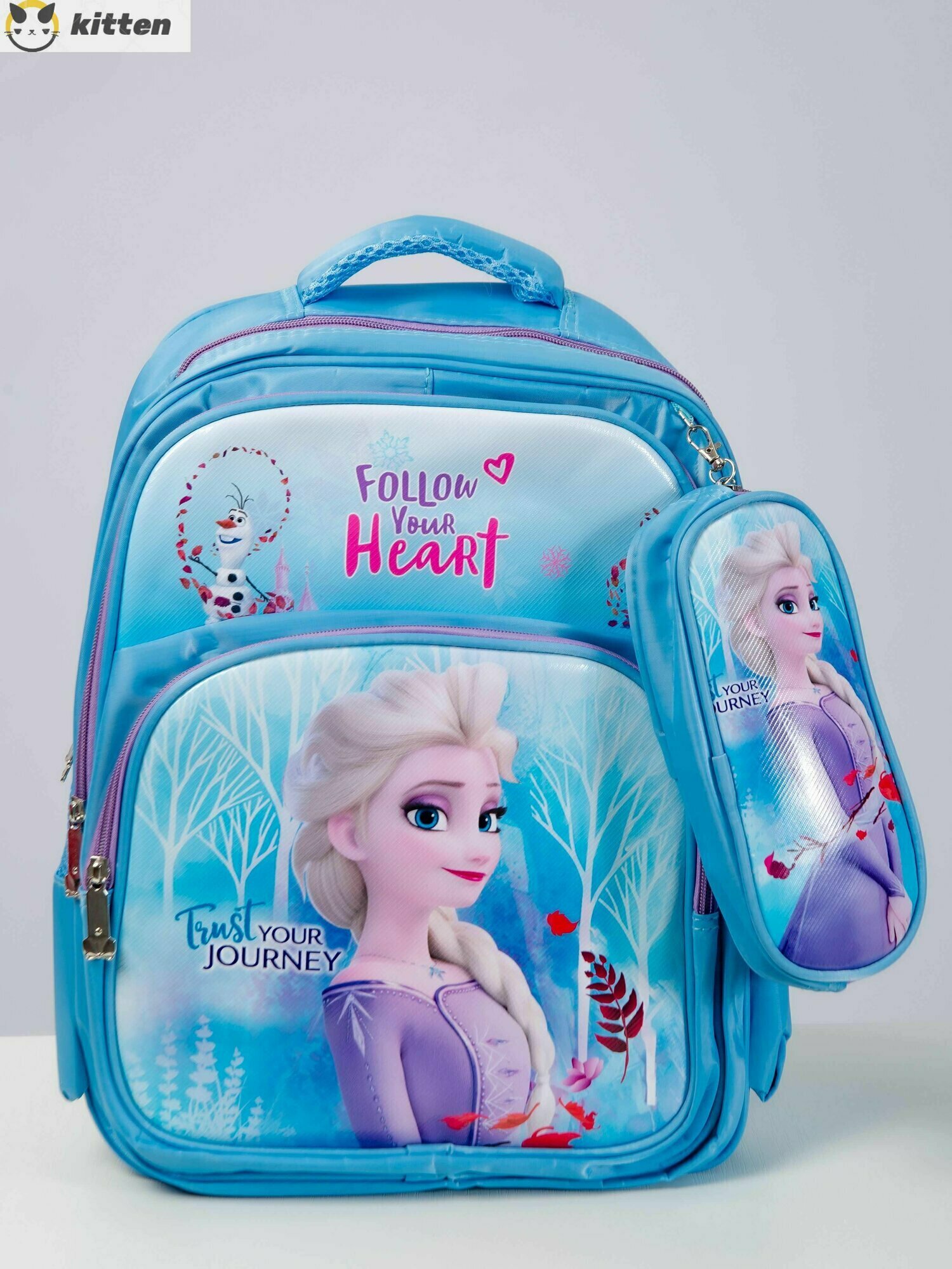 Ранец школьный, Рюкзак школьный, Рюкзак для девочки, Портфель для девочки Эльза холодное сердце.