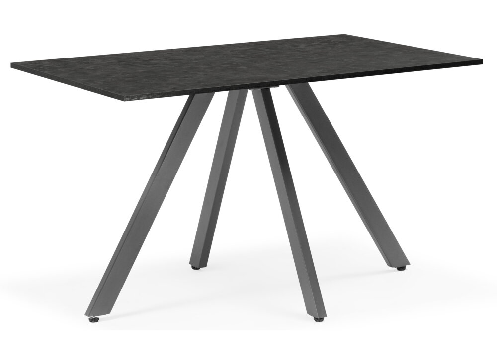 Стол деревянный Райн woodville серый, металл и дерево, прямоугольная столешница