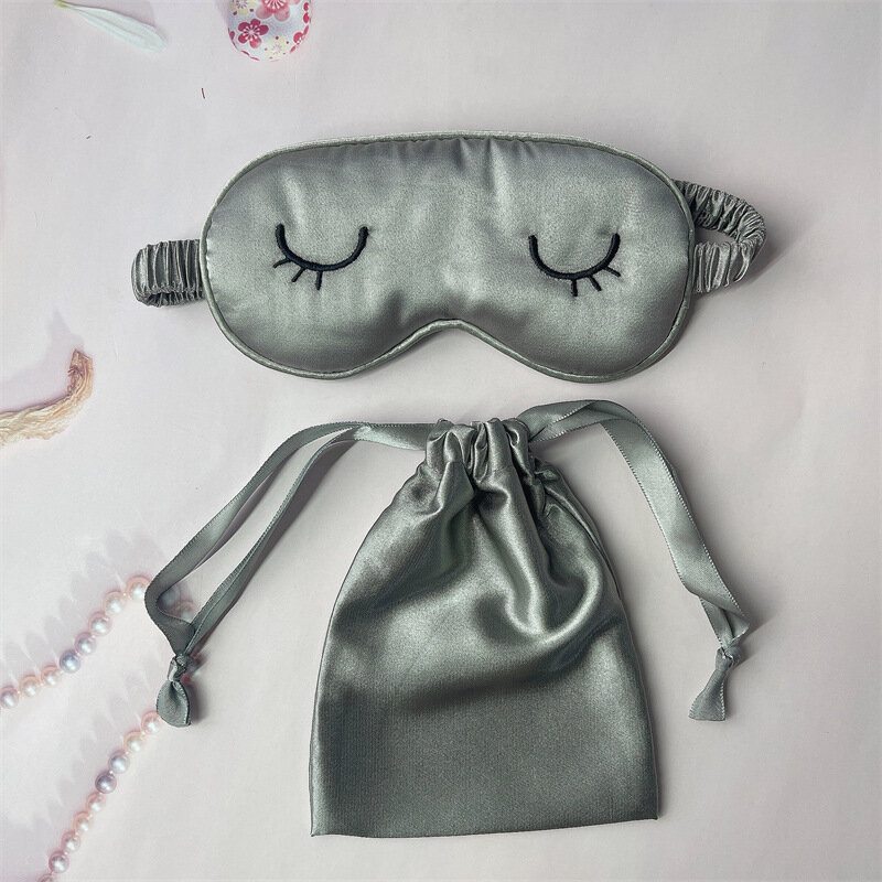 Детская маска для глаз Spot, с ресницами, имитация шелка