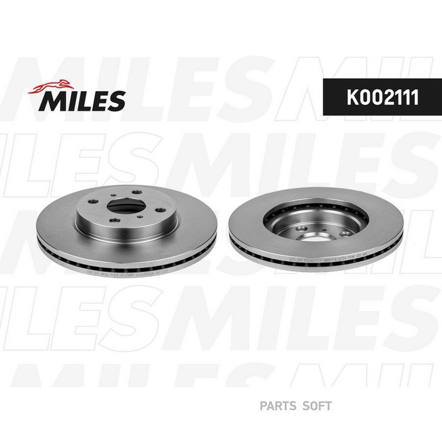MILES K002111 Диск тормозной GREAT WALL/HOVER/COOLBEAR 1.5 - передний ()
