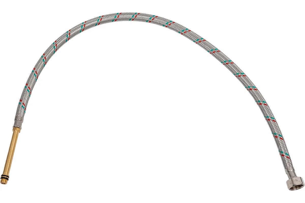 Rvc Подводка к смесителям 80 см, пара Мх10x60 и Мх10x70, длинный штуцер 10029