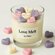 Ароматическая свеча с сердечками Love Melt, аромат Пудра и Шелк