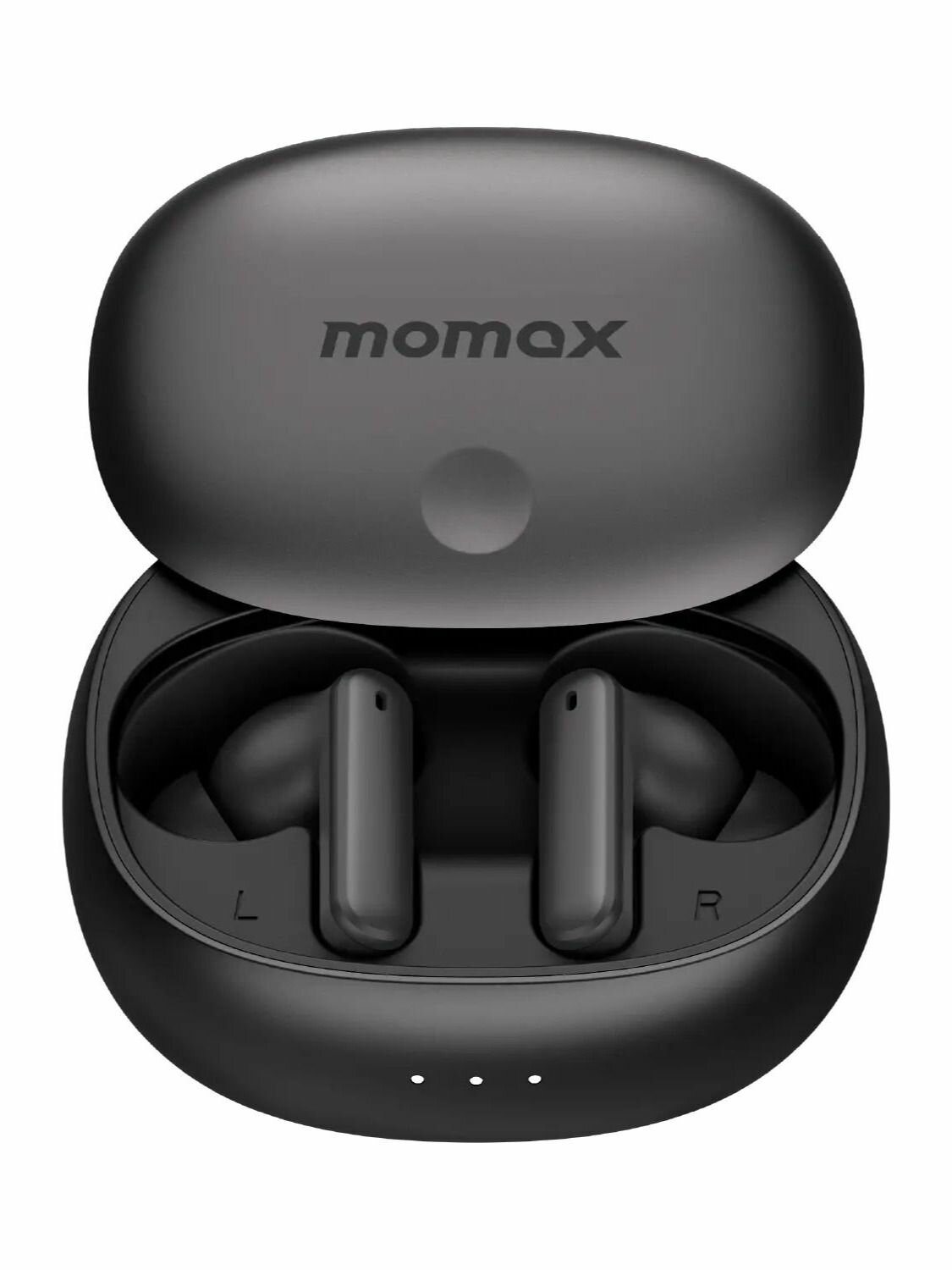 Беспроводные наушники с шумоподавлением Momax 1-Vibe Lite True Wireless, ANC, ENC, черно-серые
