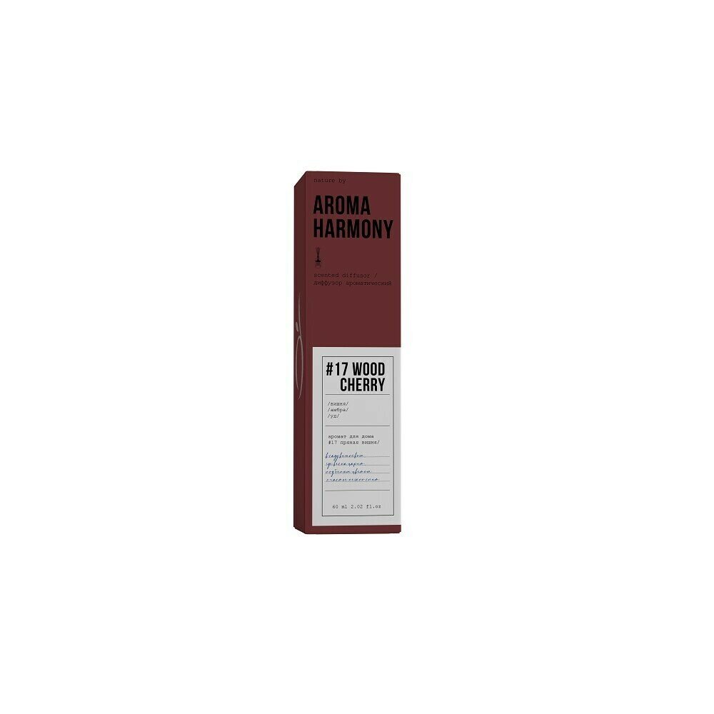 Аромадиффузор с палочками Aroma Harmony №1 Cherry Oud 60 мл