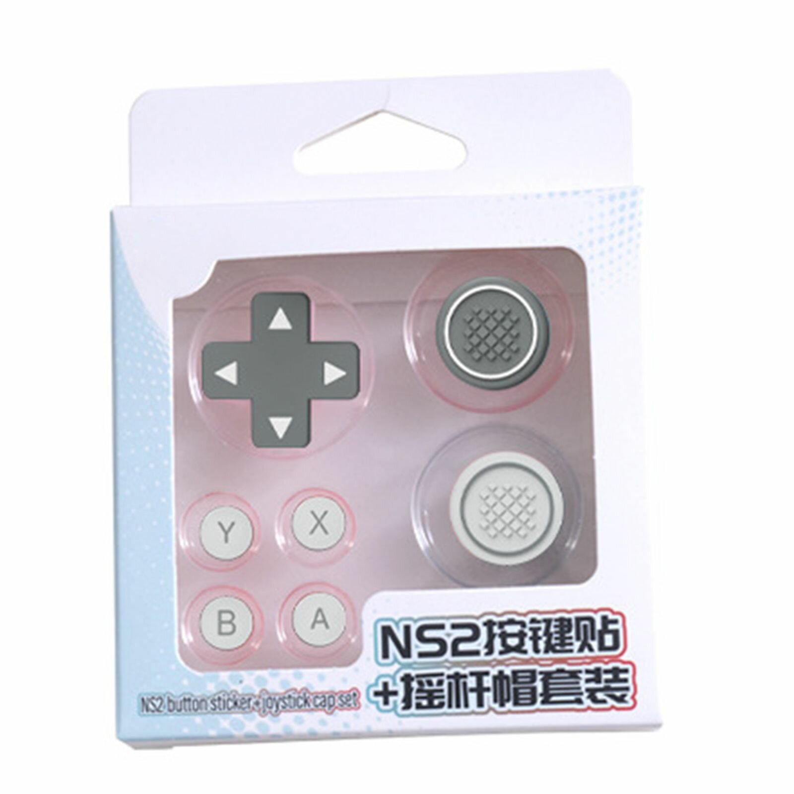 Наклейки на стики Силиконовые кнопки D-pad ABXY Наклейка Джойстик