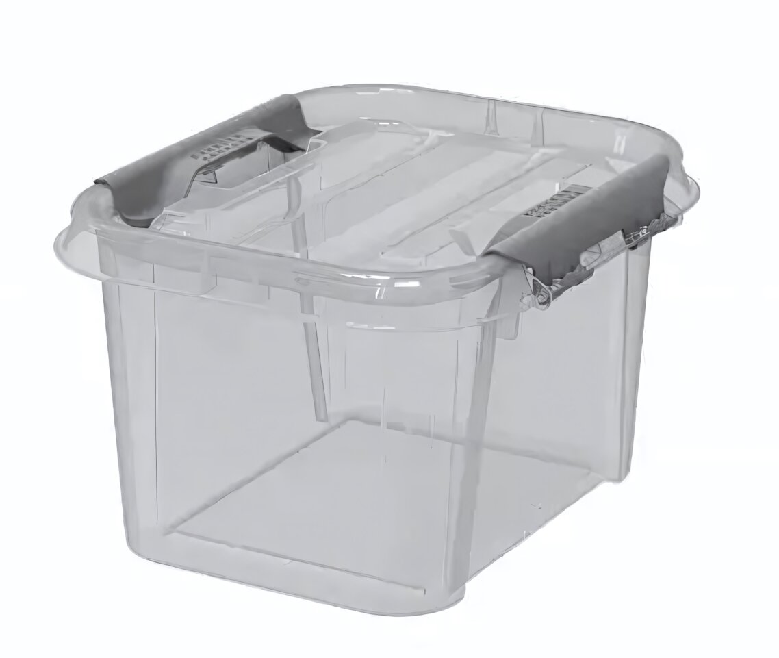 Контейнер универсальный 'профи комфорт' с крышкой, прозрачный, 22*18.5*13.5см, 3л