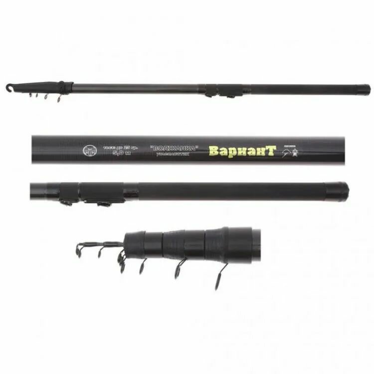 Удочка болонская с кольцами фирма Волжанка Вариант , длина 5 метров