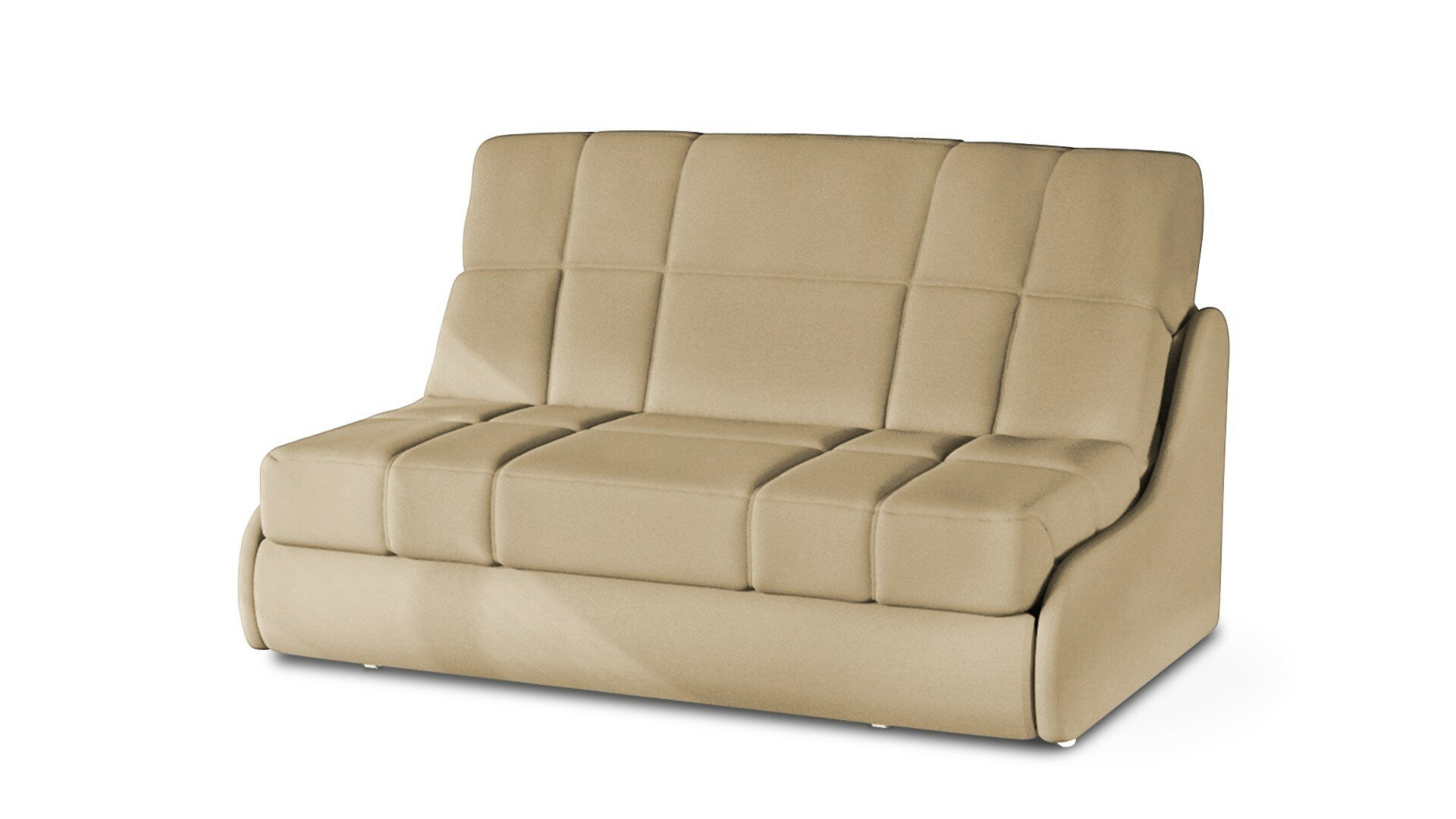 Диван Истван Лайт Velutto 02 NEW 151x105x88 см, бежевый Велютто, аккордеон GOODFORM