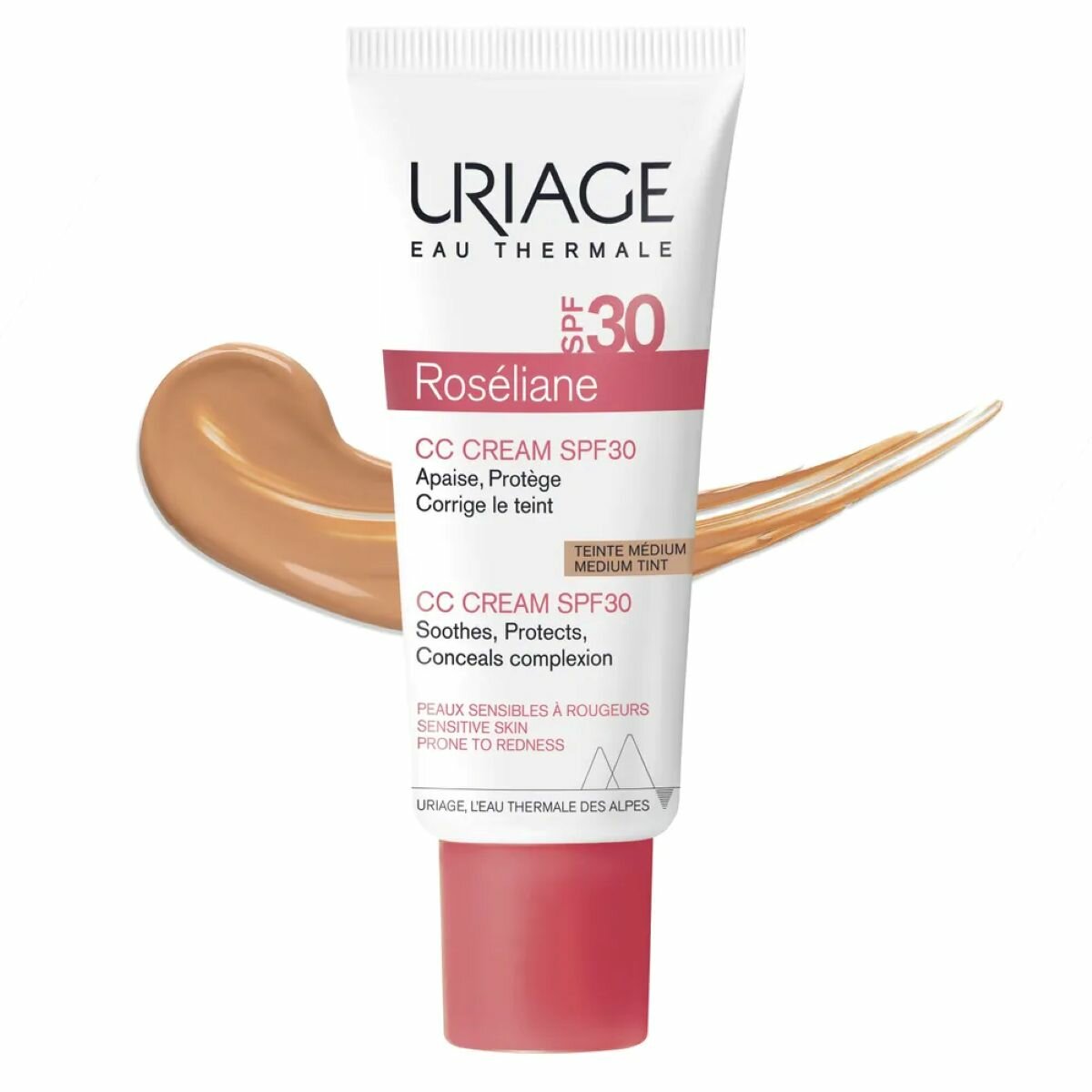 Урьяж розельян СС Крем SPF 30, 40 мл | URIAGE Roseliane CC Cream SPF 30