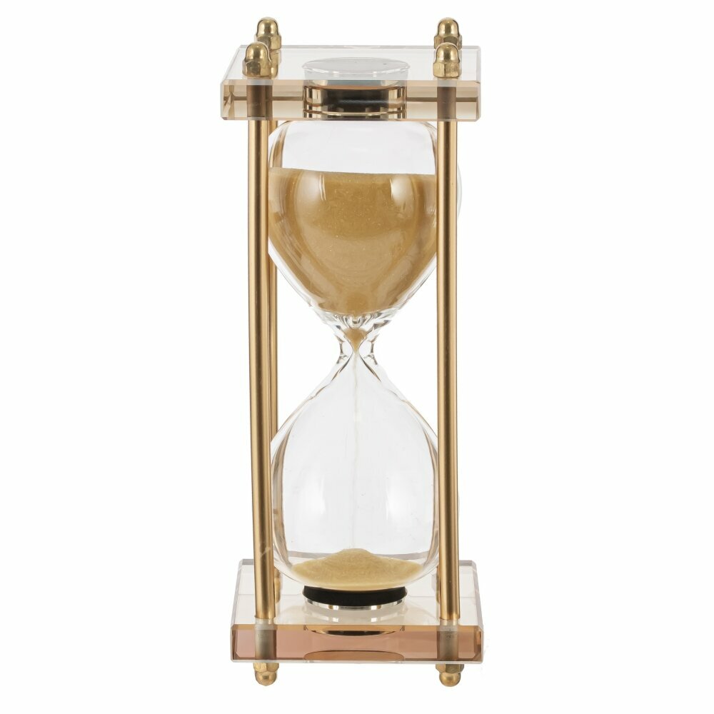 Часы песочные (15 мин.), L7,5 W7,5 H19,5 см