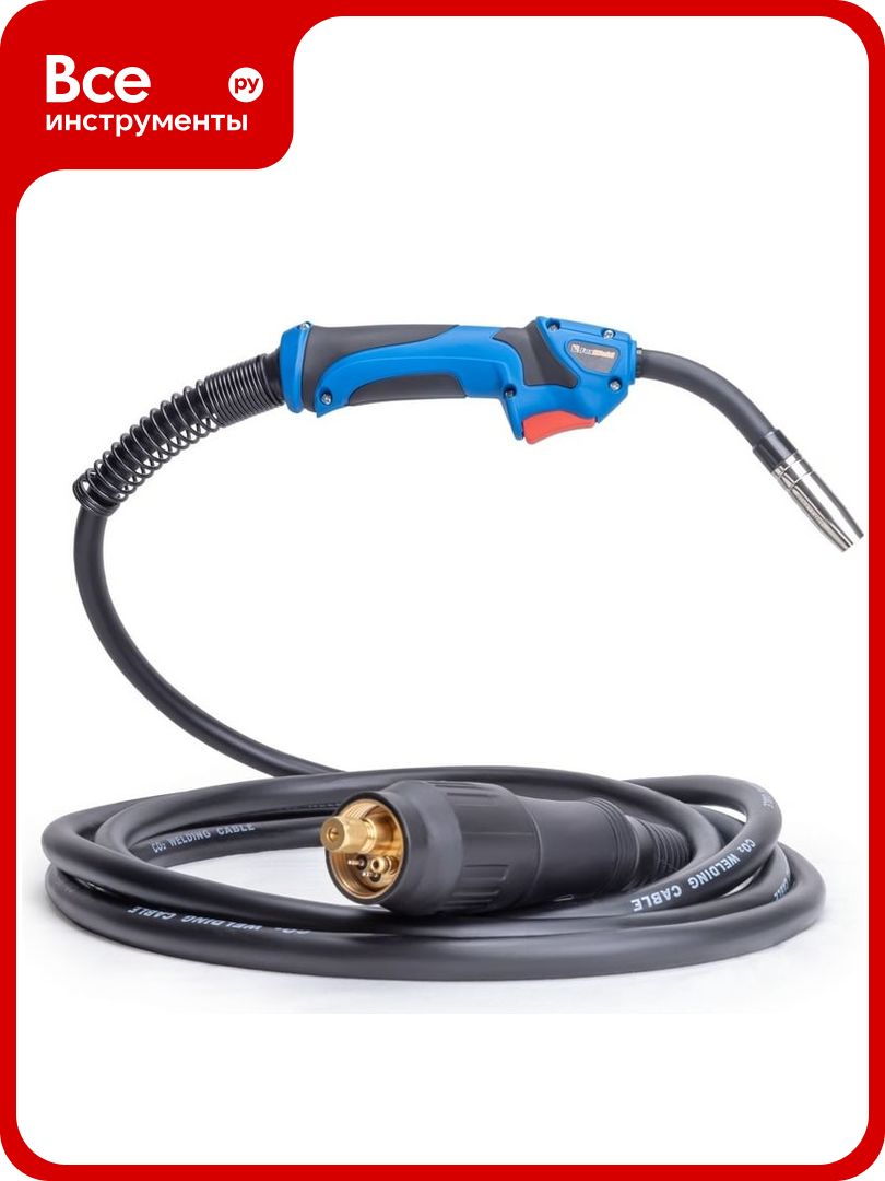 Горелка шарнирная UnoMIG-15 5 м FOXWELD 5958 для MIG сварки с воздушным охлаждением и европейским разъёмом