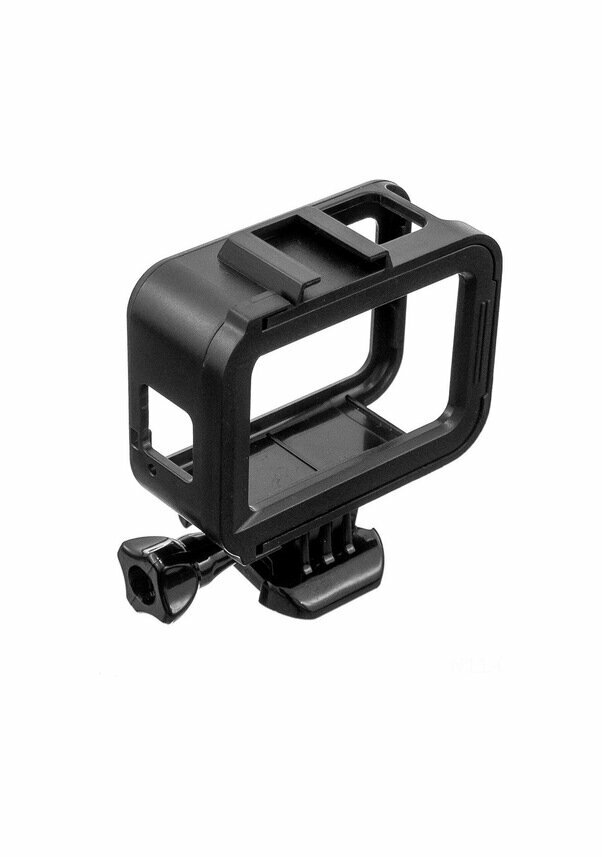 Прочная пластиковая защитная рамка для экшн-камеры GoPro Hero 8 — регулируемый угол наклона, удобная для переноски, цвет Erişoryum, черный