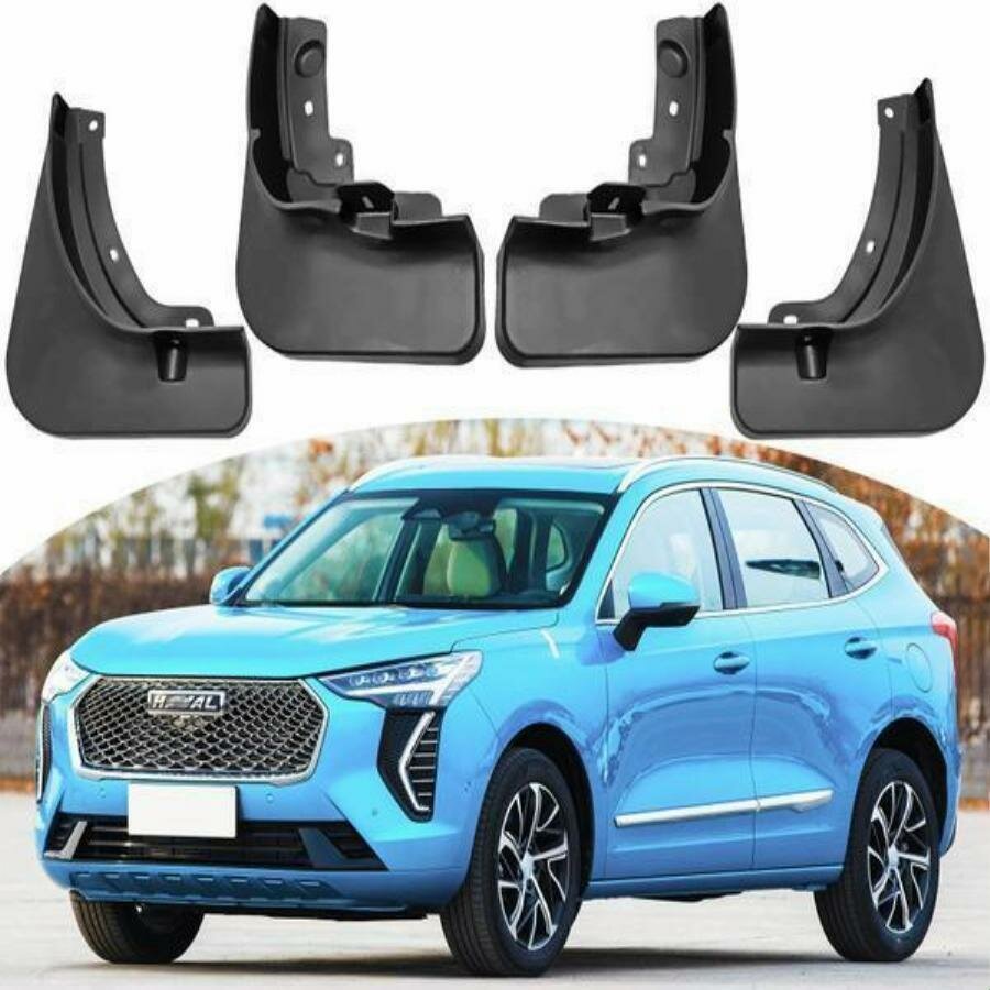Брызговики для Haval Jolion 2021 2022 2023 автотовары передние и задние 4 шт. by Carhanson - GZBFTDH арт. брызговик,4