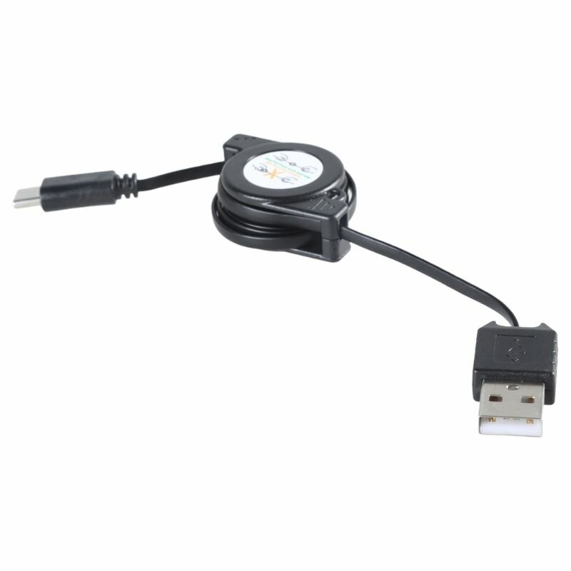 Выдвижной кабель для передачи данных Type-c-черный