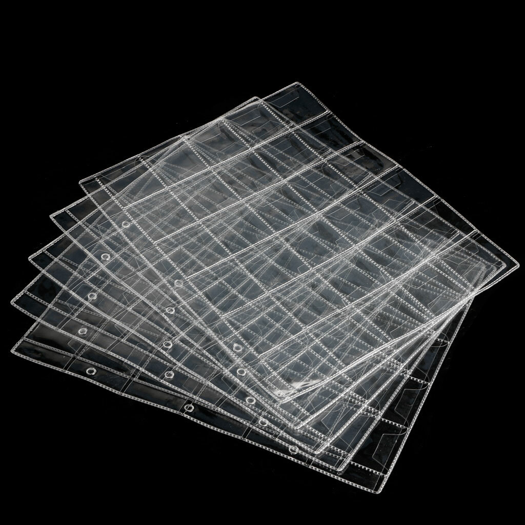 Лист для сбора монет Страницы для Сбора монет Связующий Вкладыш для Монет Принадлежности Для Сбора монет Страница Кармана для монет