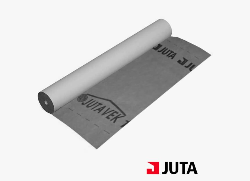 Диффузионная подкровельная мембрана JUTA Ютавек 115 серый 50 х1,5 м , 75м2