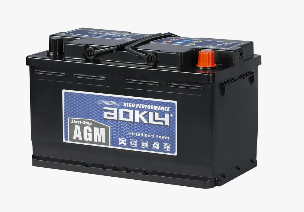 Аккумулятор aokly agm stop&go 80 а/ч обратный r+ 316x176x190 l4 en 780 а