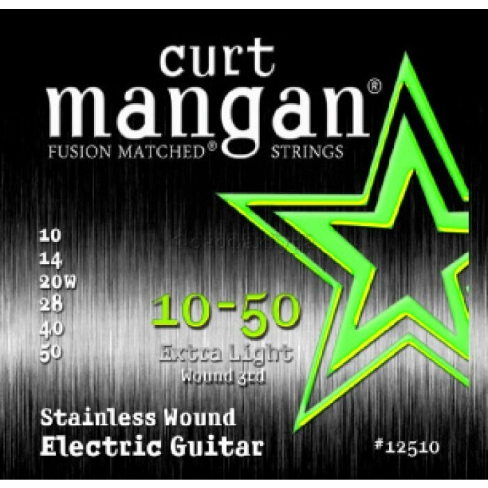 Curt Mangan Electric Stainless Steel 10-50 струны для электрогитары