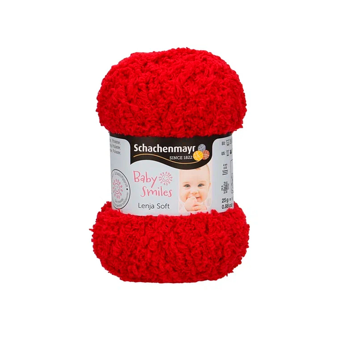 Lenja Soft /Ленья Софт/ пряжа Schachenmayr Baby Smiles, MEZ, 9807560 (01031, kirsche (вишня), красный)