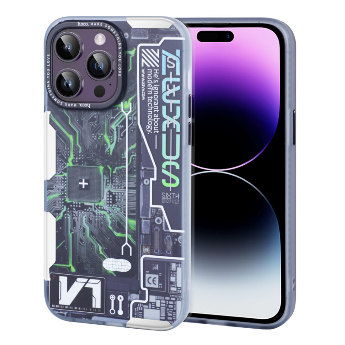 Чехол силиконовый для iPhone 14 Pro Max, Cool Me Series Protective case, mechanism C, HOCO