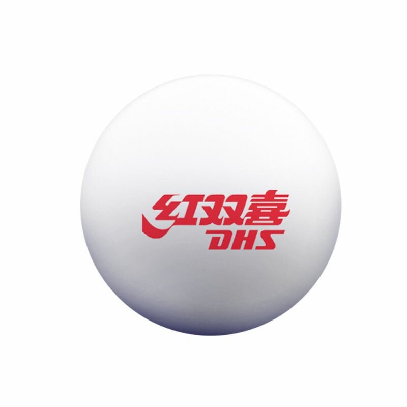 Шарики для пинг-понга DHS DJ40+ WTT ITTF белые, 6 шт — официальные мячи WTT для тренировок и турниров и любителей