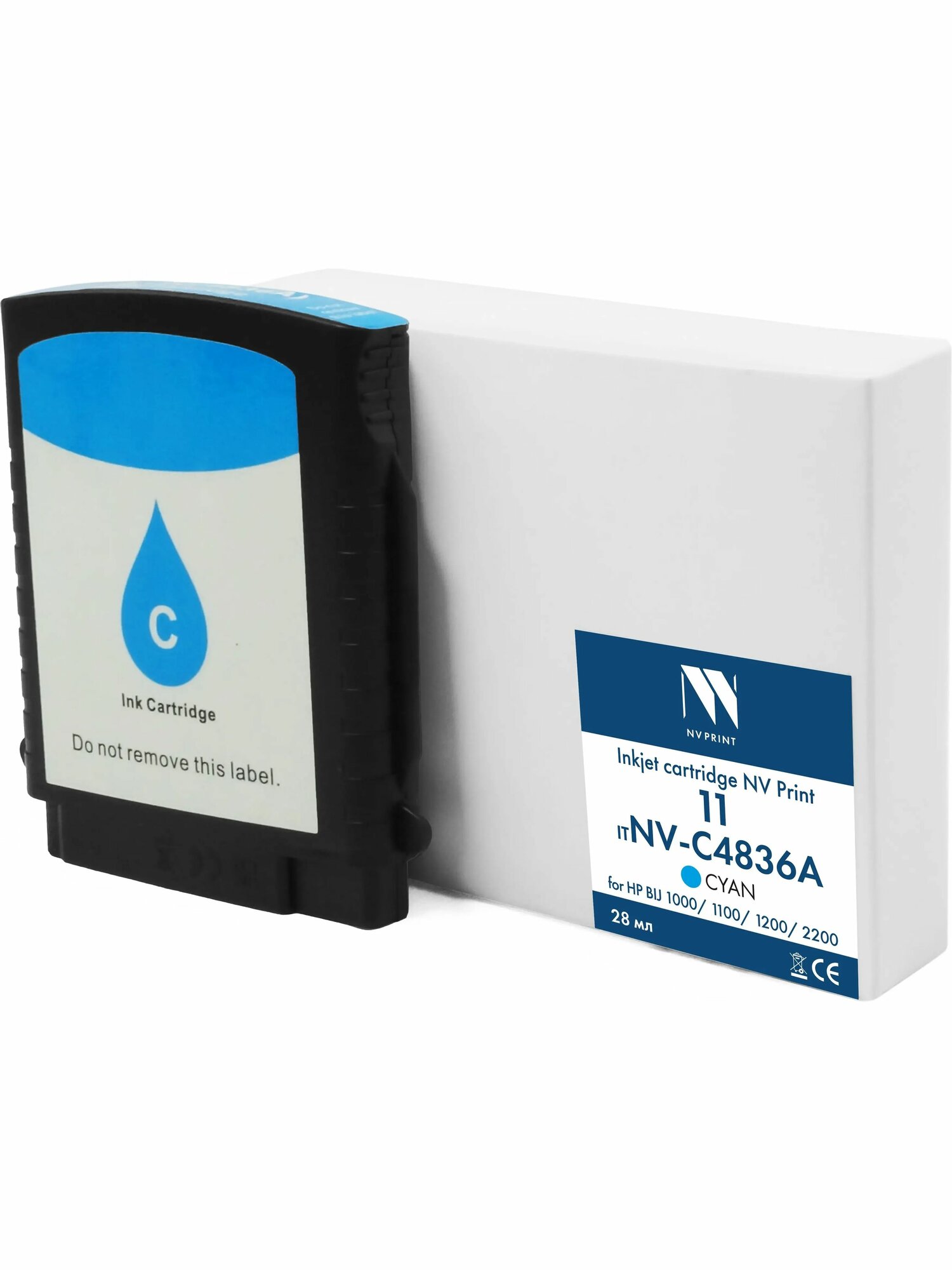 Картридж NV Print 11 (C4836A) голубой для HP BIJ 1000/1100/1200/2200