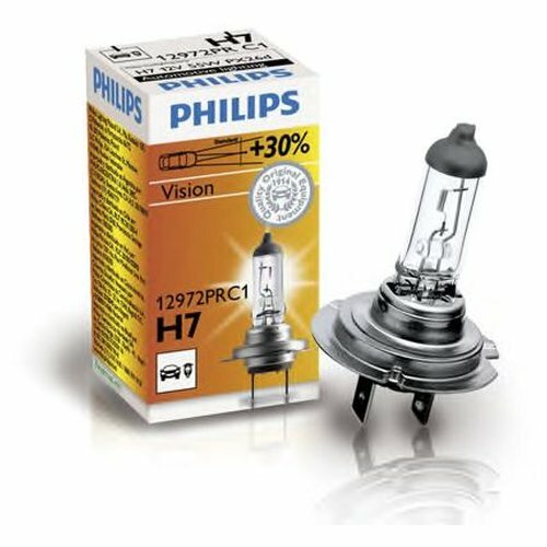 Лампа H7 Philips 12V-55W Premium галоген ( 30% света) Philips 12972PRC1