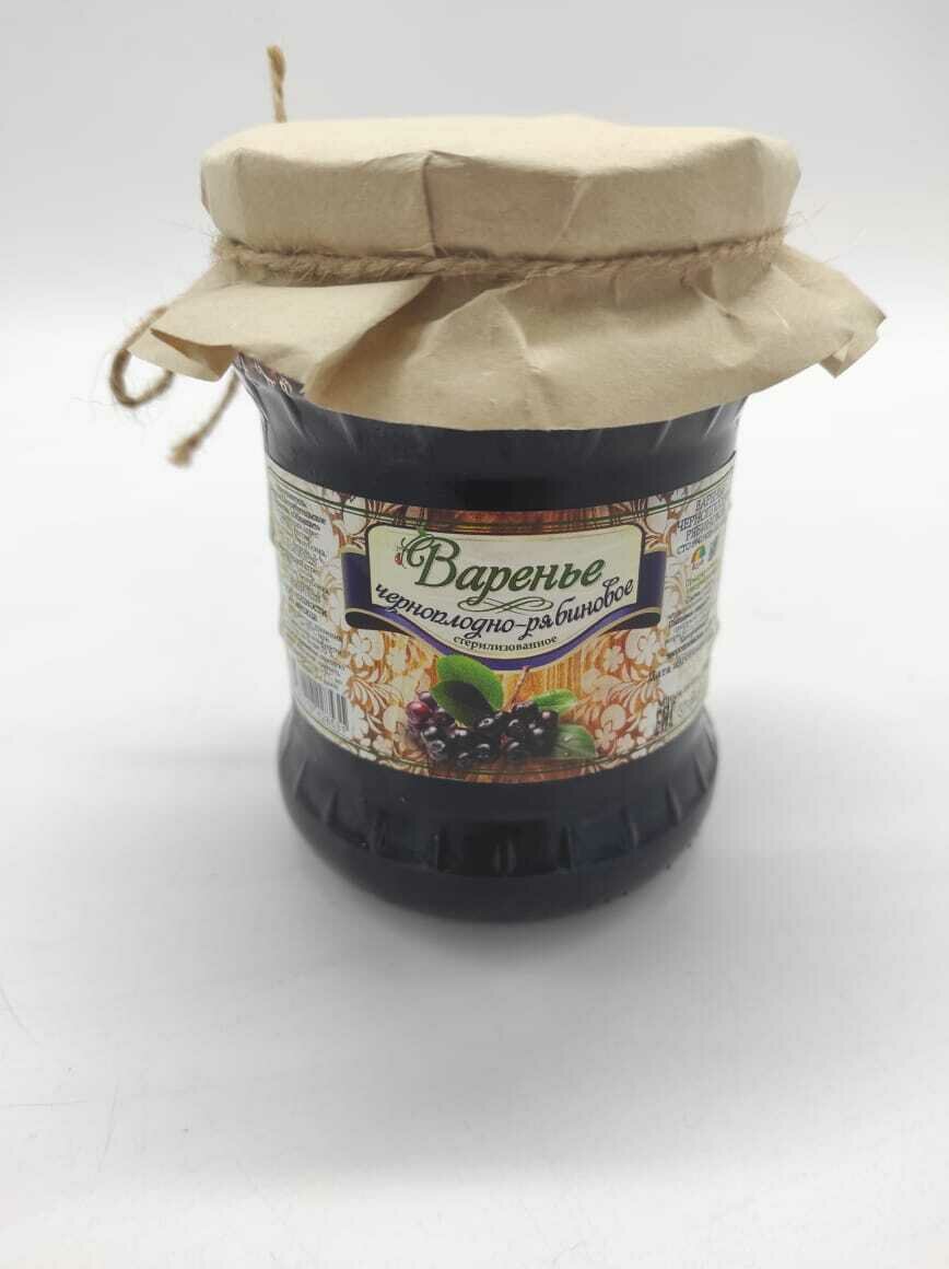 Варенье Черноплодно-рябиновое (стерилизованное) 500 гр