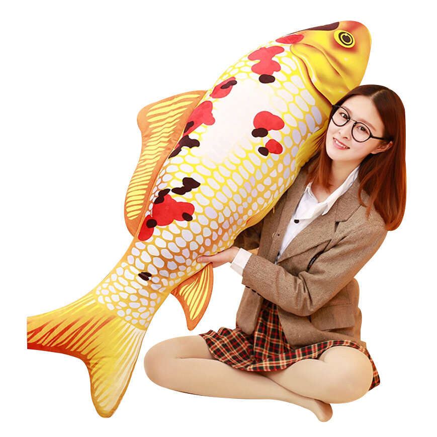 Гигантская имитация рыбы плюшевые игрушки, мягкие игрушки животных